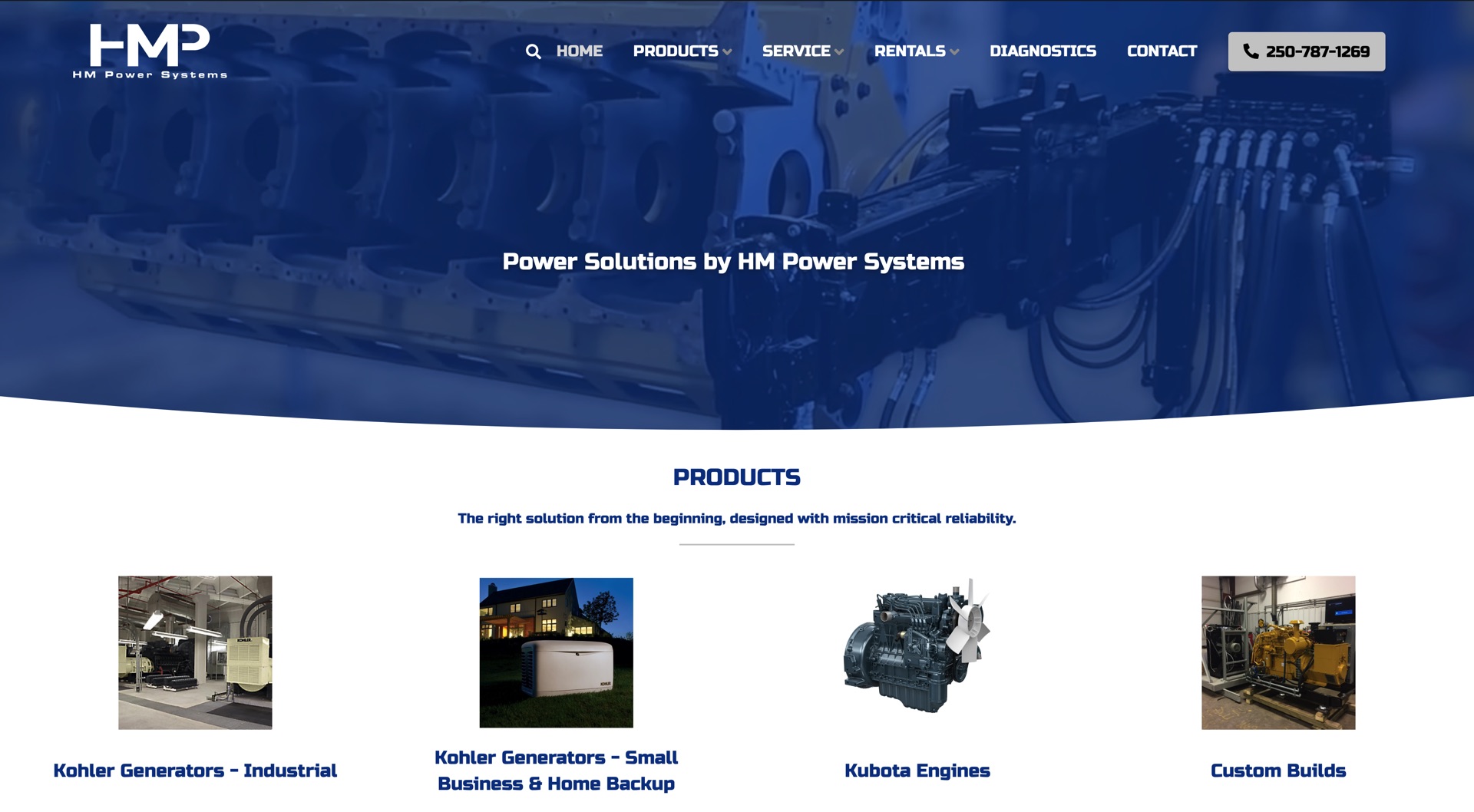 HM Power Systems - New Harvest Media Inc. – Web Design & Marketing